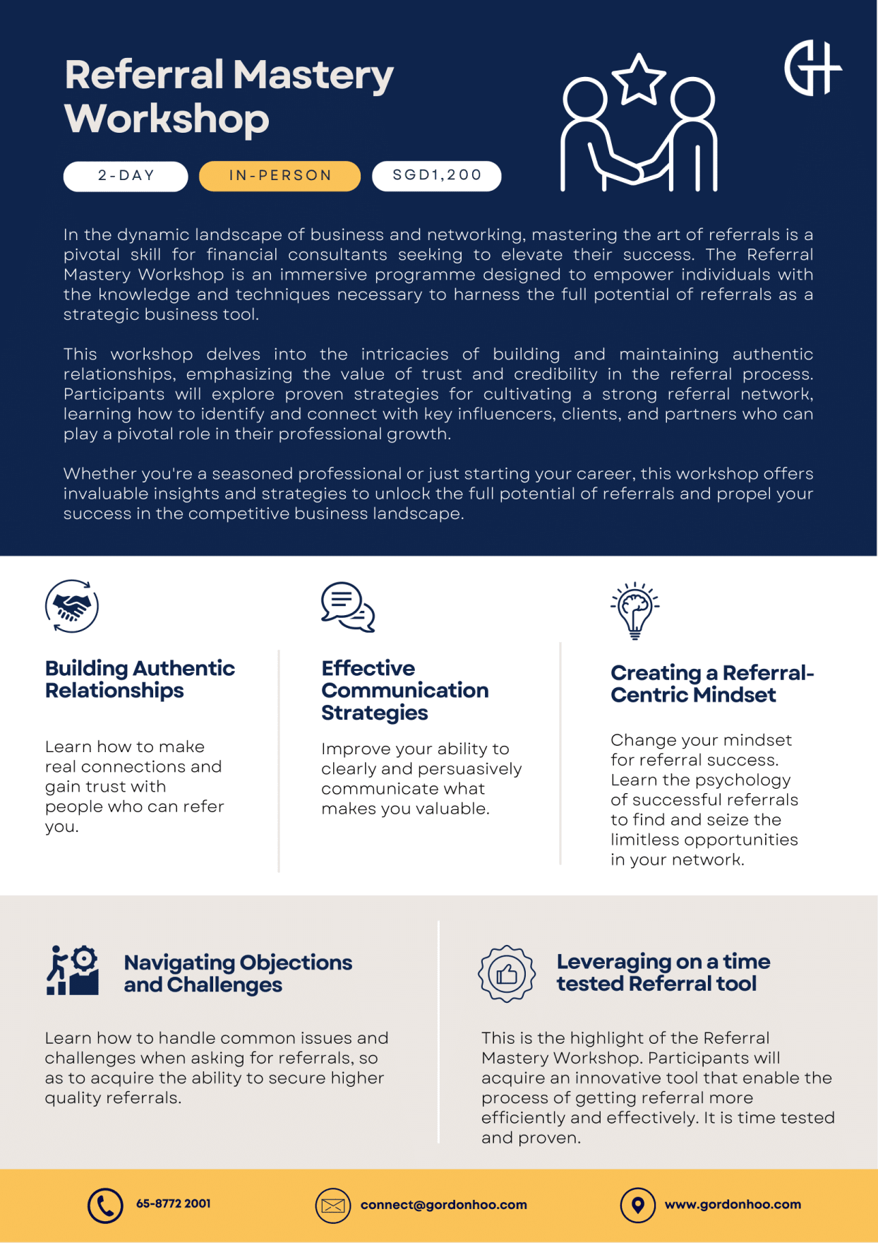 Referral Mastery Workshop - Gordon Hoo Consultancy